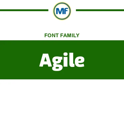 Agile Font Family: Download Free | MaisFontes