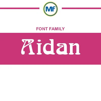 Aidan Font Family: Download Free | MaisFontes