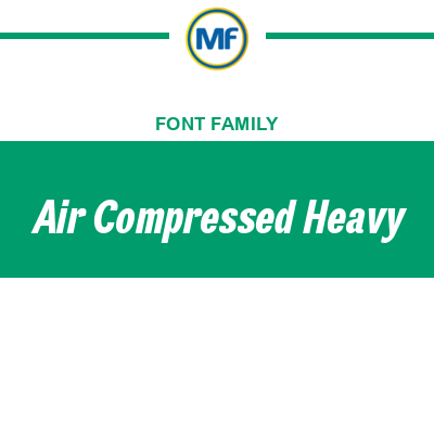 Air Compressed Heavy Font Family: Download Free | MaisFontes