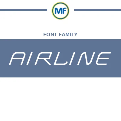 Airline Font Family: Download Free | MaisFontes