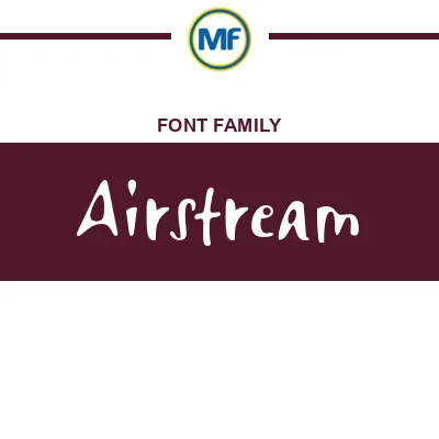 Airstream Font Family: Download Free | MaisFontes