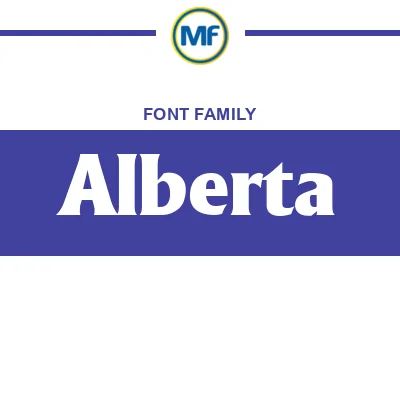 Alberta Font Family: Download Free | MaisFontes