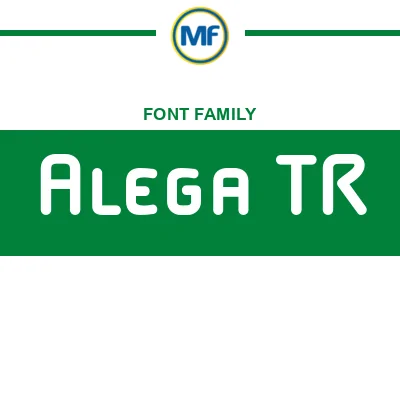 Alega TR Font Family: Download Free | MaisFontes