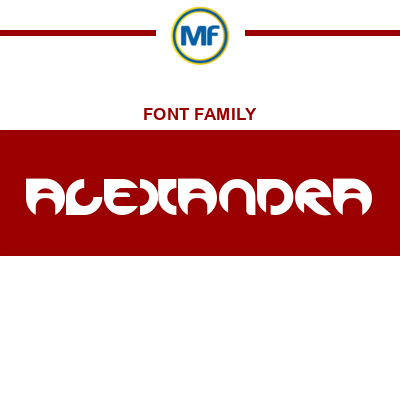 Alexandra Font Family: Free Download | MaisFontes