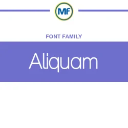 Aliquam: Free Font Download | MaisFontes
