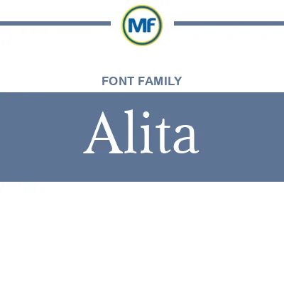 Alita Font Family: Download Free | MaisFontes