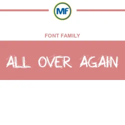 All Over Again: Free Font Download | MaisFontes