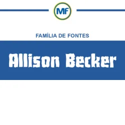 Allison Becker Bold: Baixar Fonte Grátis | MaisFontes
