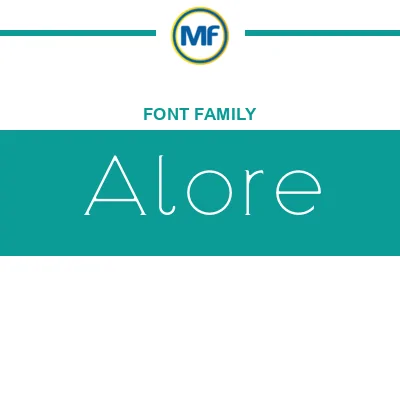 Alore Font Family: Download Free | MaisFontes