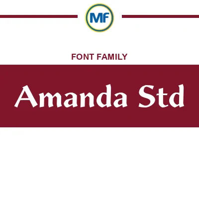 Amanda Std Font Family: Download Free | MaisFontes