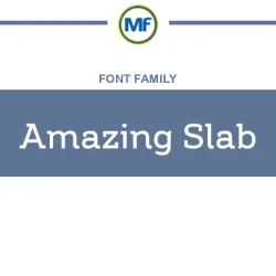 Amazing Slab ExtraBold Font: Free Download | MaisFontes