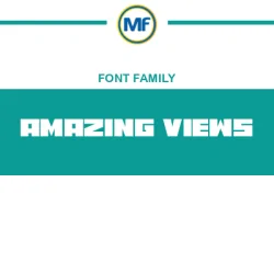 Amazing Views Font: Free Download | MaisFontes