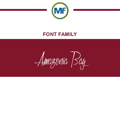 Amazonia Bay Font Family: Download Free | MaisFontes
