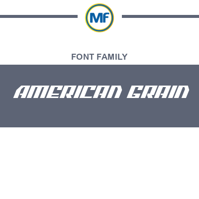 American Grain Font Family: Download Free | MaisFontes