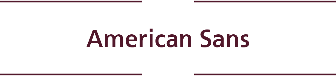 American Sans: Download Free Font | MaisFontes