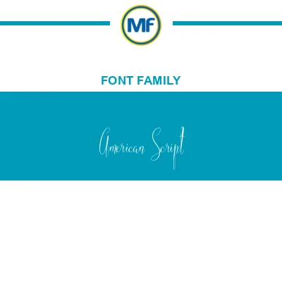 American Script Font Family: Download Free | MaisFontes