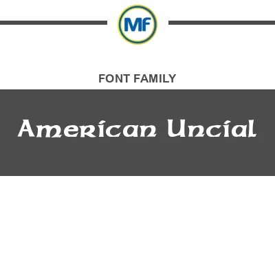 American Uncial Font Family: Download Free | MaisFontes