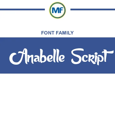 Anabelle Script Font Family: Download Free | MaisFontes