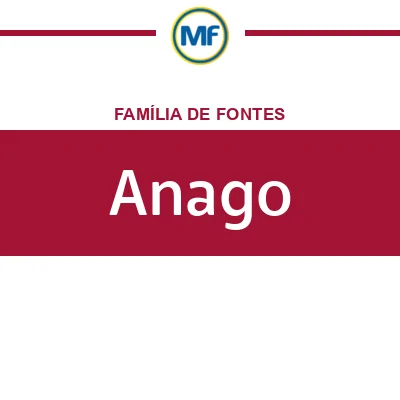 Anago Família de Fontes: Baixe Grátis | MaisFontes