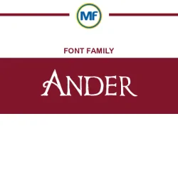 Ander: Free Font Download | MaisFontes