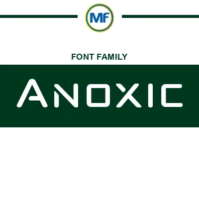 Anoxic Font Family: Download Free | MaisFontes