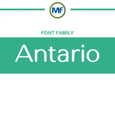 Antario Font Family: Download Free | MaisFontes