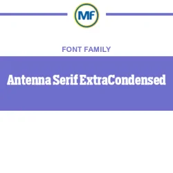 Antenna Serif ExtraCondensed Black: Free Font Download | MaisFontes