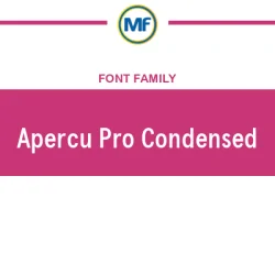 Apercu Pro Condensed Bold Font: Free Download | MaisFontes