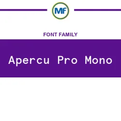 Apercu Pro Mono Regular: Download Free Font | MaisFontes