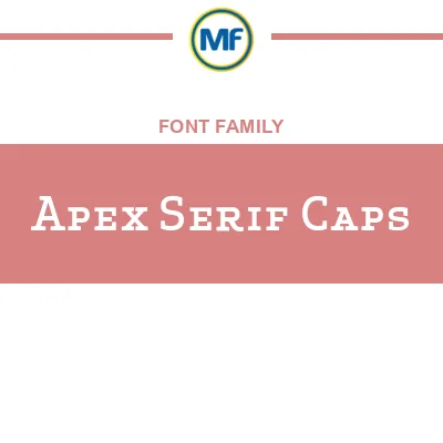 Apex Serif Caps Font Family: Download Free | MaisFontes