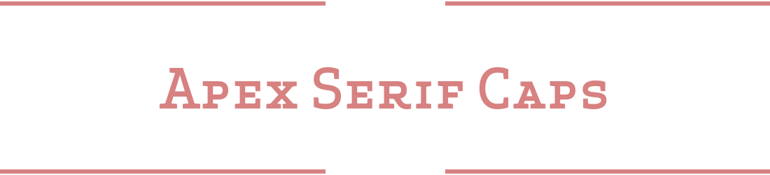 Apex Serif Book Caps: Free Font Download | MaisFontes
