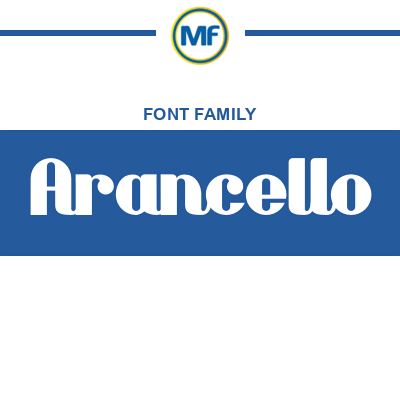 Arancello Font Family: Download Free | MaisFontes