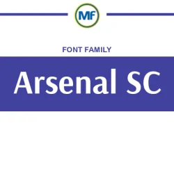 Arsenal SC Bold Font: Free Download | MaisFontes