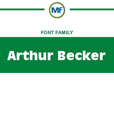 Arthur Becker Font Family: Download Free | MaisFontes