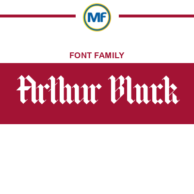 Arthur Black Font Family: Download Free | MaisFontes