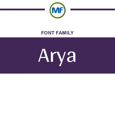 Arya Font Family: Free Download (Google Fonts) | MaisFontes