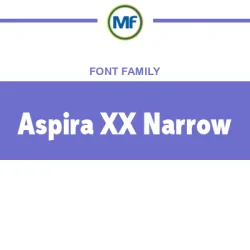 Aspira XX Narrow Bold Font: Free Download | MaisFontes