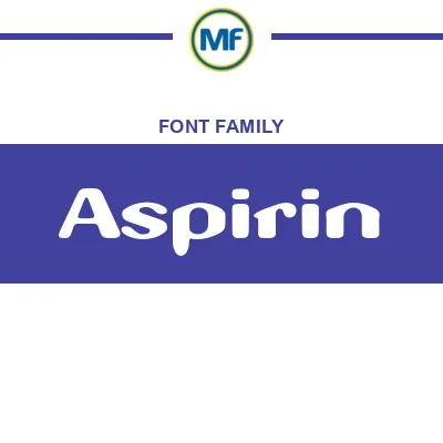 Aspirin ITC Font Family: Download Free | MaisFontes