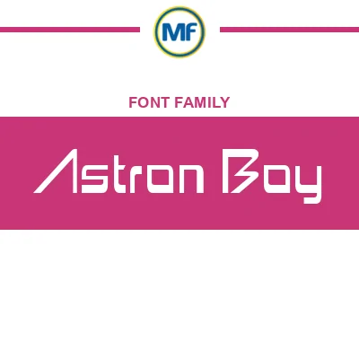 Astron Boy Font Family: Download Free | MaisFontes