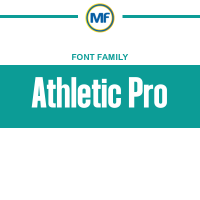 Athletic Pro Font Family: Free Download | MaisFontes