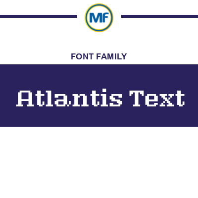 Atlantis Text Font Family: Download Free | MaisFontes