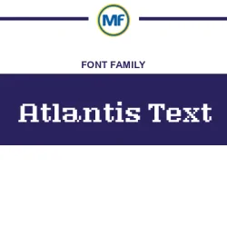 Atlantis Text Bold: Free Font Download | MaisFontes