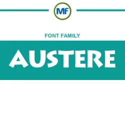 Austere: Free Font Download | MaisFontes