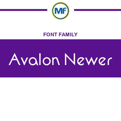 Avalon Newer Font Family: Download Free | MaisFontes