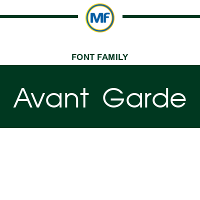 Avant Garde Font Family: Free Download | MaisFontes