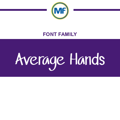 Average Hands Font Family: Download Free | MaisFontes