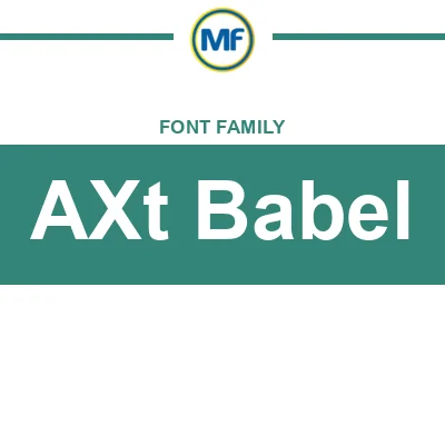 AXt Babel Font Family: Download Free | MaisFontes