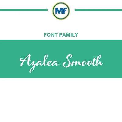 Azalea Smooth Font Family: Download Free | MaisFontes