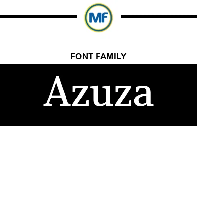 Azuza Font Family: Free Download | MaisFontes