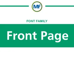 Front Page Bold: Free Font Download | MaisFontes